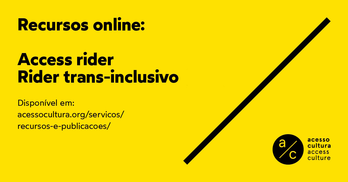 Online resources: trans-inclusive guide – Access Culture